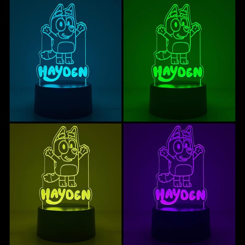 Bluey Night Lights - Etsy