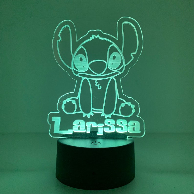 Lilo and Stitch LED Night Light, Stitch Room Decor, Lilo and Stitch ...