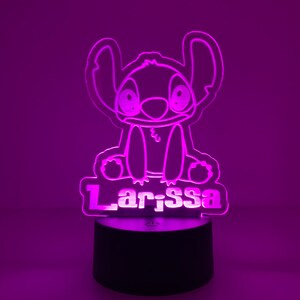 Lilo and Stitch LED Night Light, Stitch Room Decor, Lilo and Stitch ...
