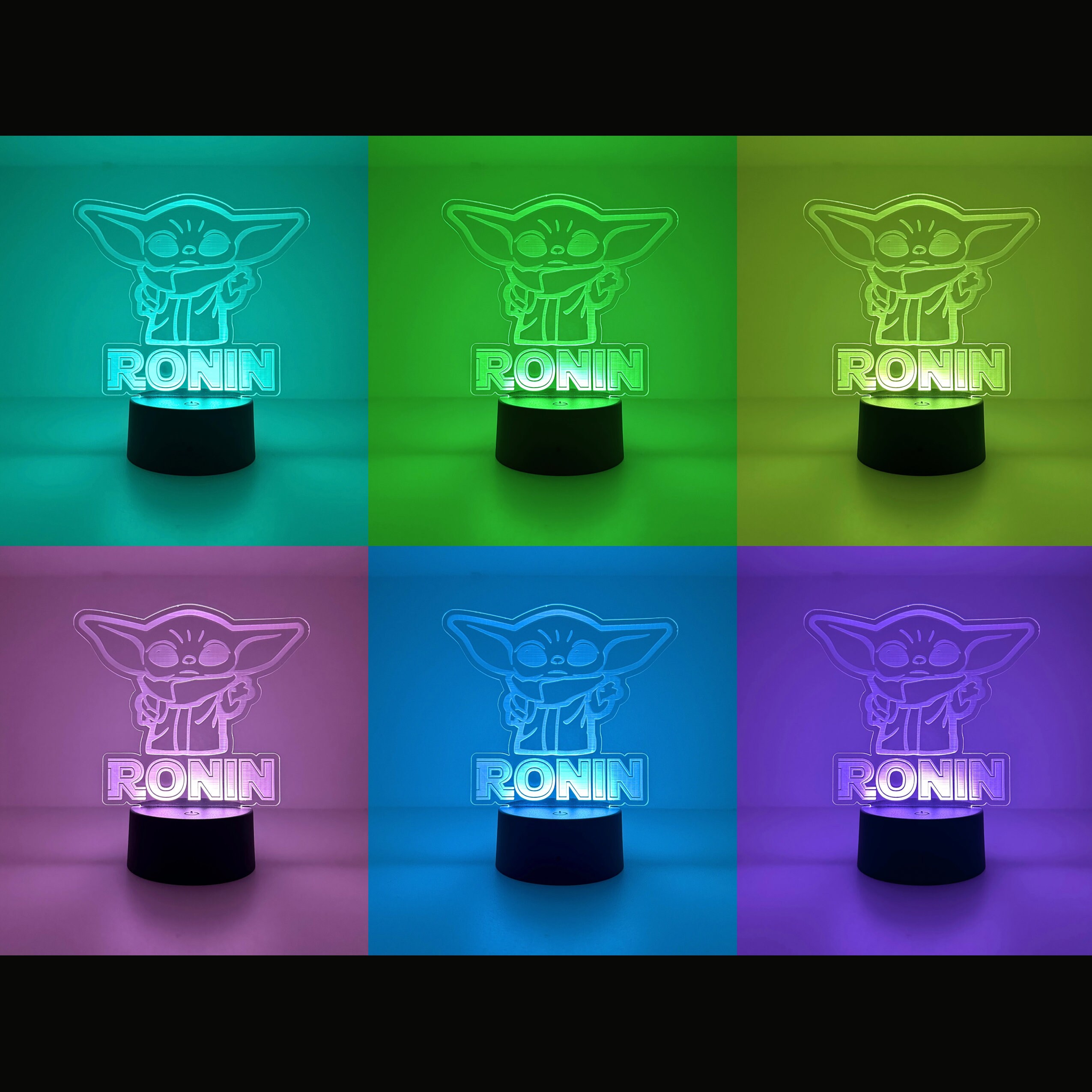 Baby Yoda LED Nightlight, Baby Yoda Room Decor, Baby Yoda Christmas ...