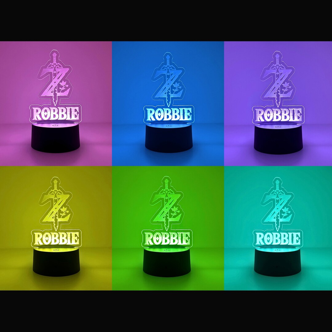 Legend of Zelda Tears of the Kingdom Inspired LED Night Light, Zelda ...