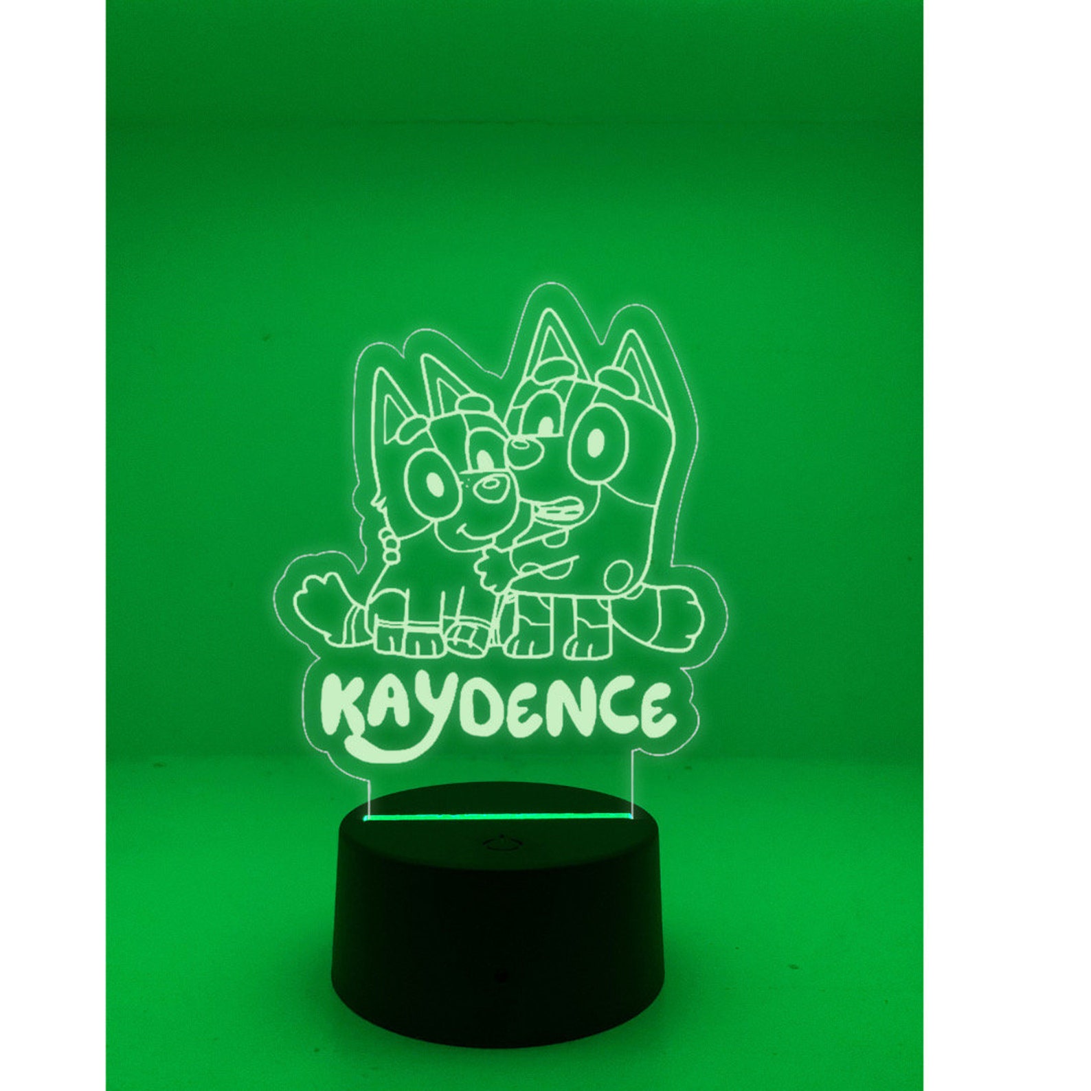 Bluey LED Nightlight, Bluey Room Decor, Bluey Gift, Custom Bluey Light ...