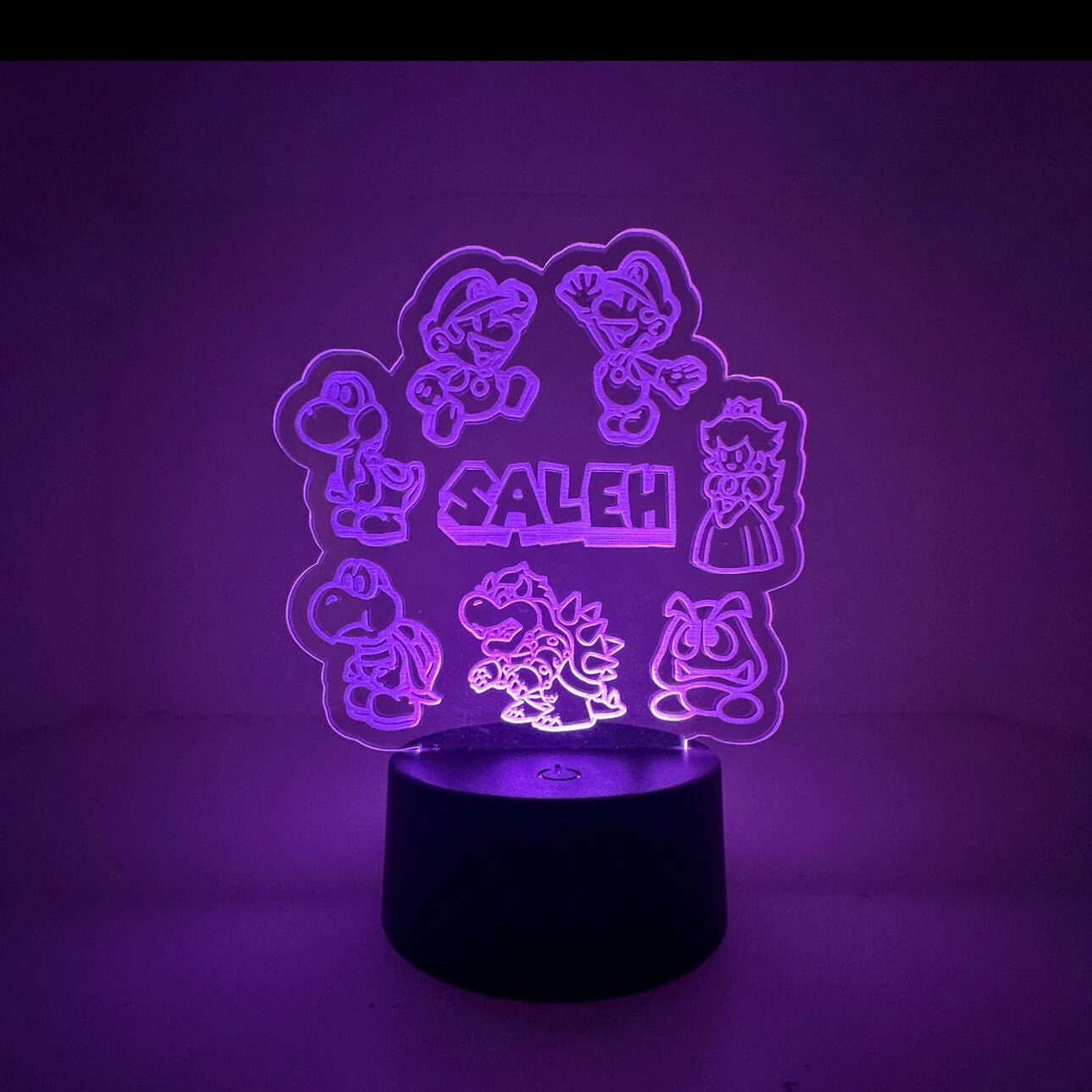 Super-mario LED Night Light Gift, Super-mario Room Decor, Super-mario ...