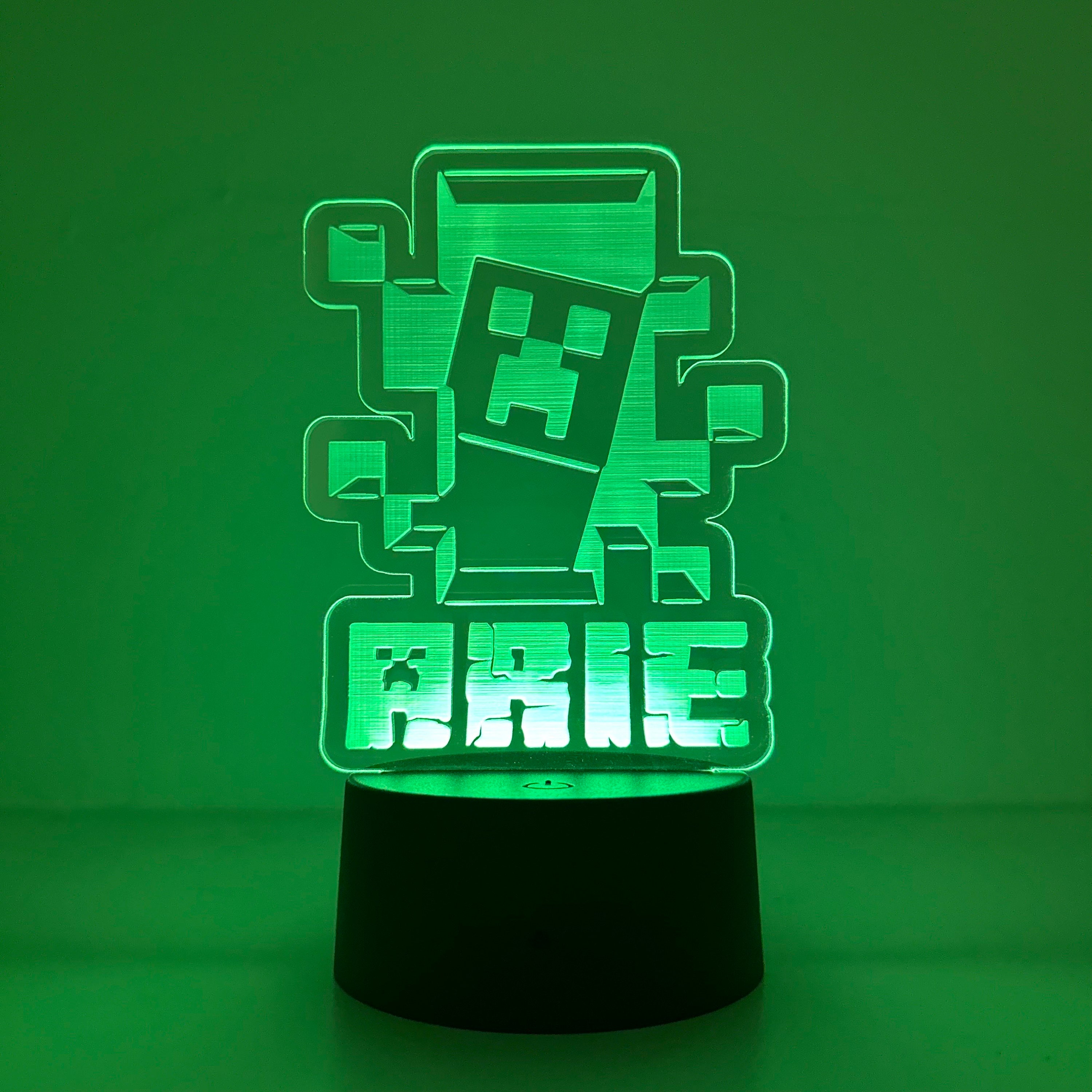 Minecraft LED Night Light Gift, Minecraft Birthday, Minecraft Room ...