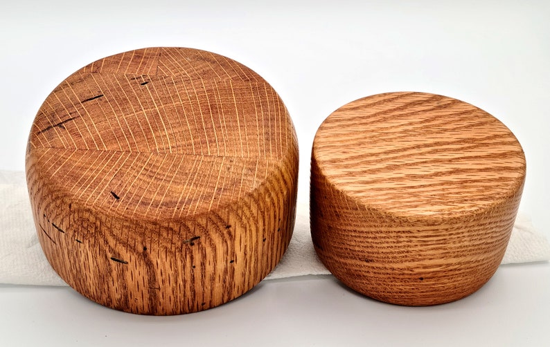 Medium and Small Hand-turned Red Oak Bowls - Etsy