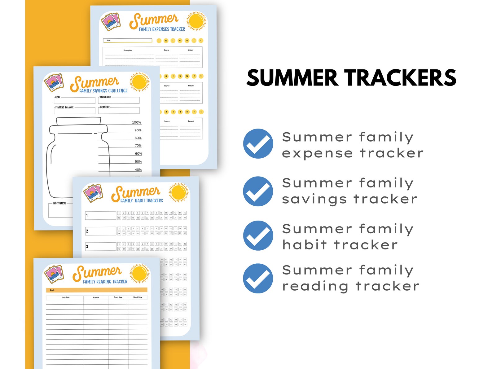 Summer Family Bucket List, Printable Bucket List, Summer Bucket List ...