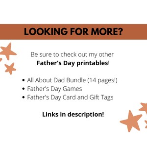 Father's Day Card, Father's Day Gift Tags, Father's Day Coupons, Thank ...