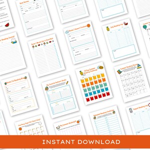 Kids Summer Reading Log, Kids Reading Journal, Printable Reading ...
