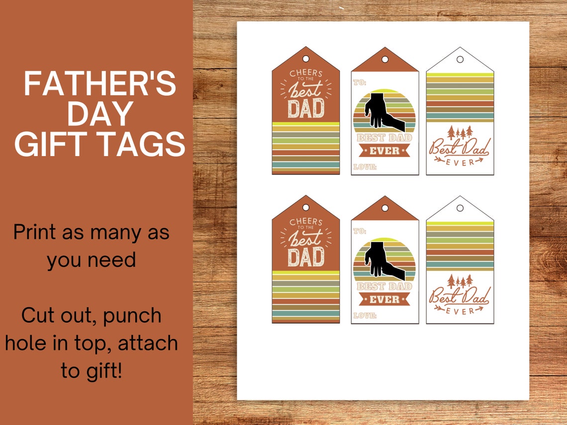 Father's Day Card, Father's Day Gift Tags, Father's Day Coupons, Thank ...