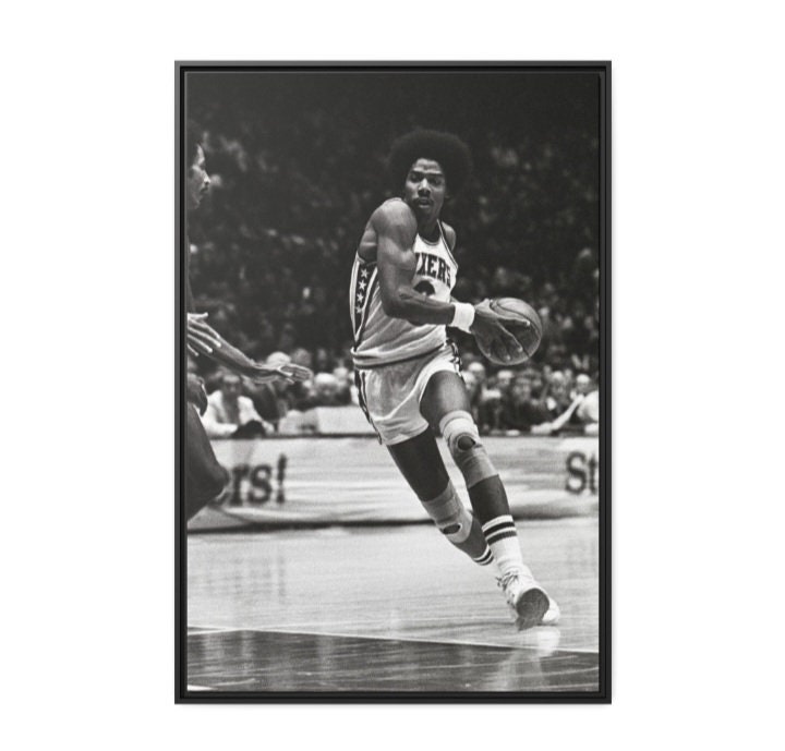 Dr J Julius Erving Nba Basketball Photo Print Canvas Nba Legend ...