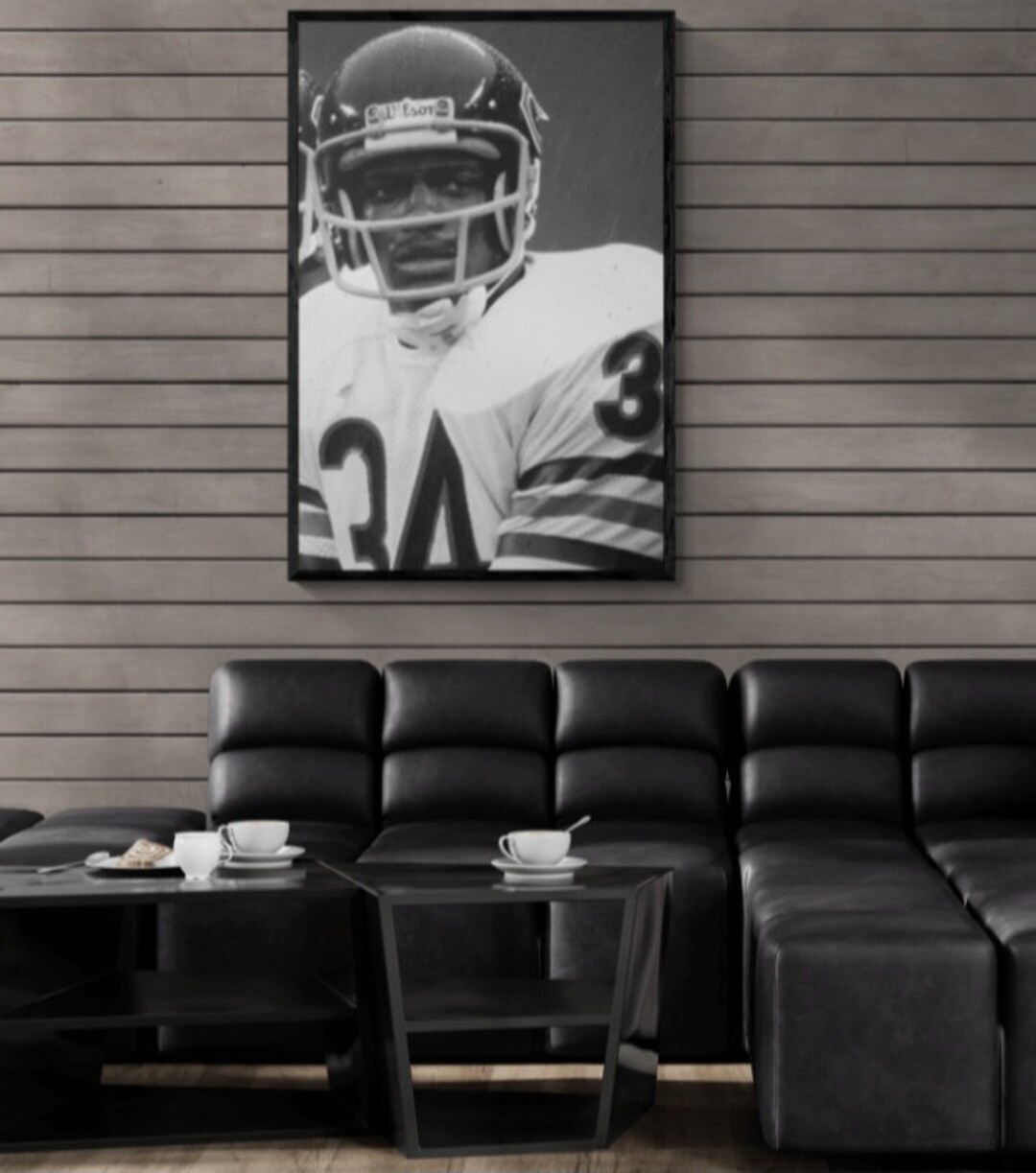Walter Payton All Time Rushing Leaders Matte Canvas Running Back ...