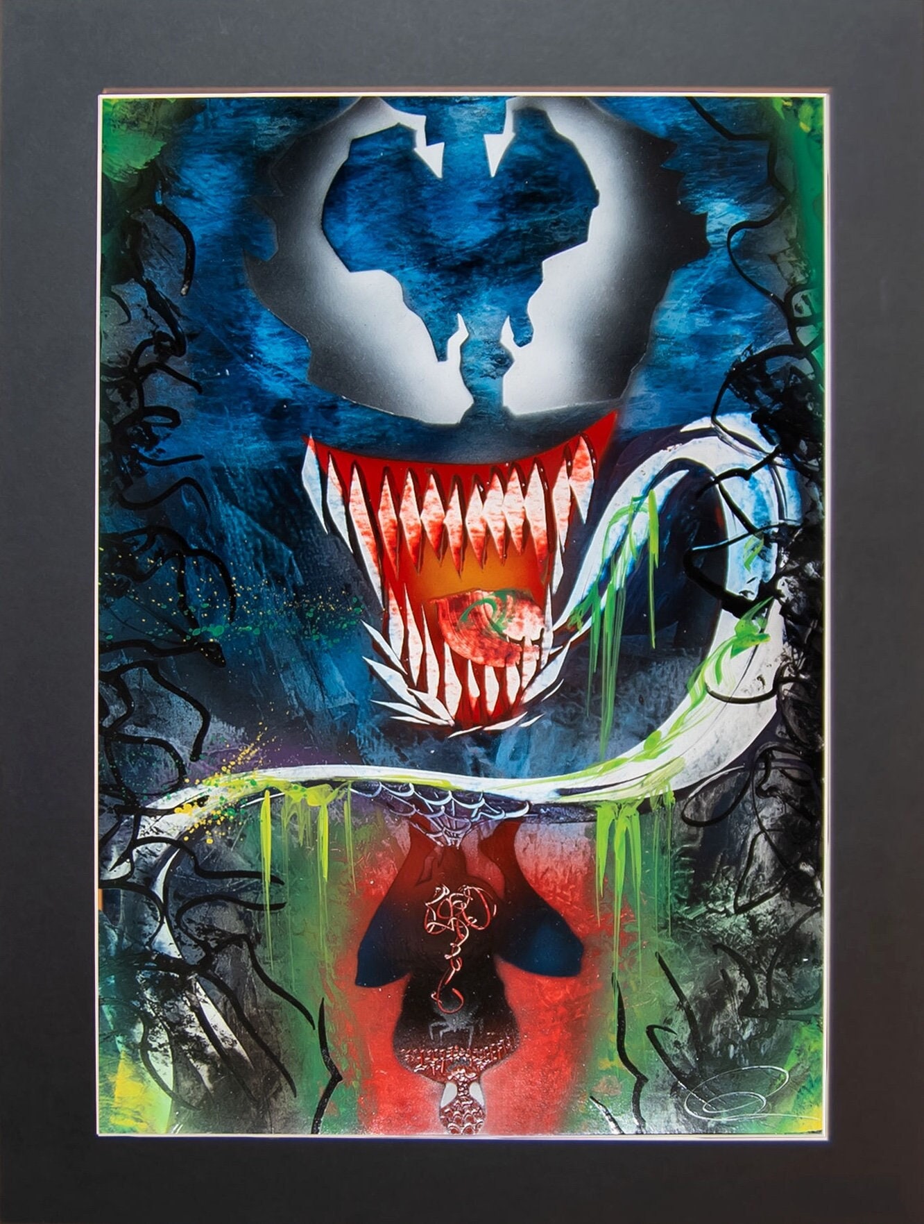 Venom Spray Paint Art - Art Gifts Spray Paint - Spray Art - Unique ...