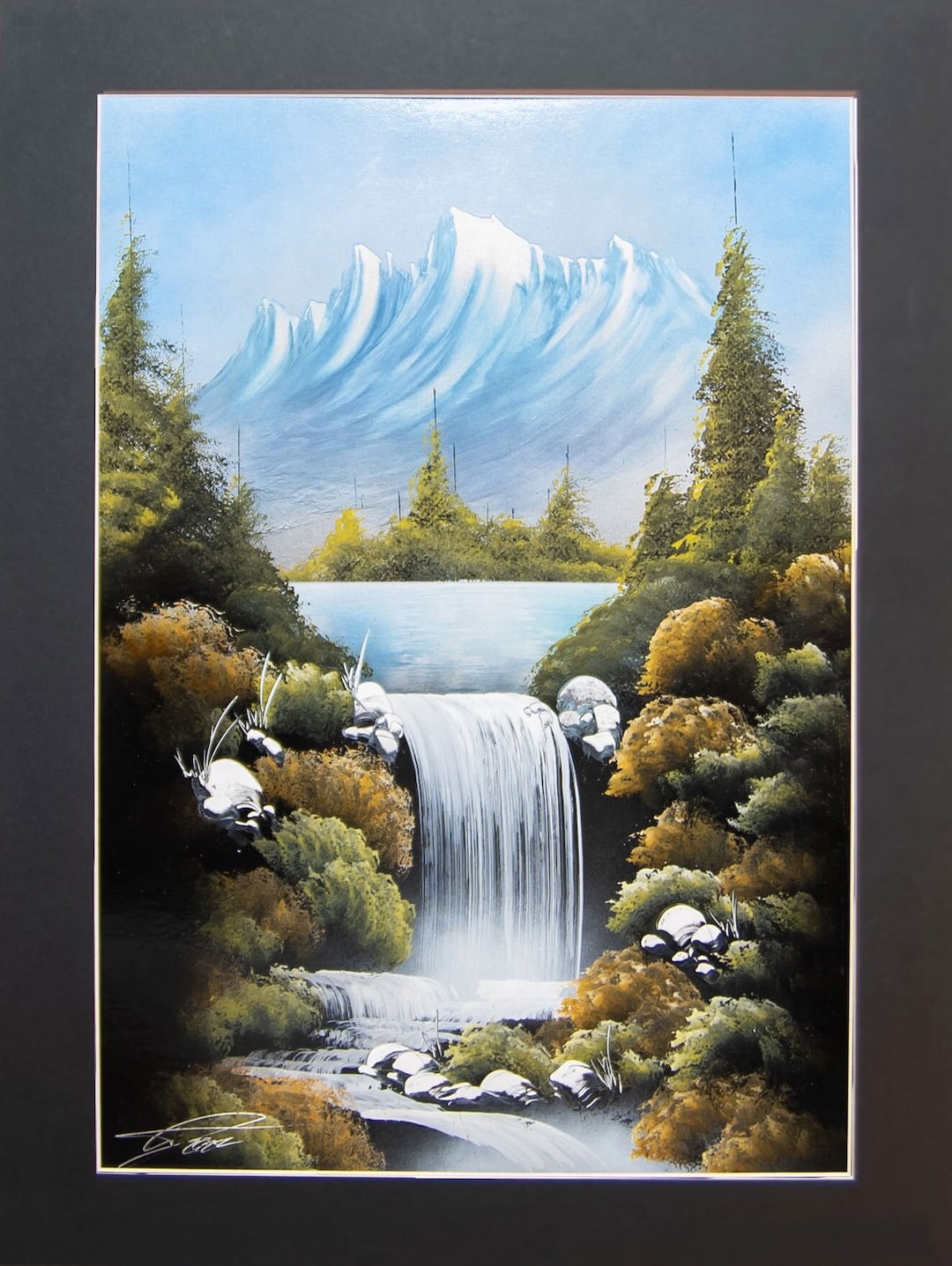 Landscape Spray Paint Art - Art Gifts Spray Paint - Spray Art - Unique ...