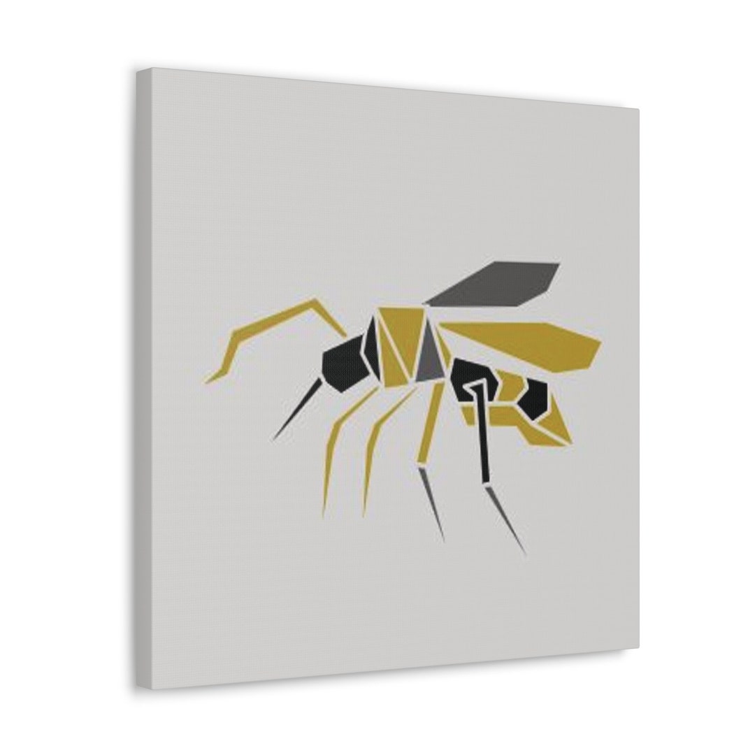 Wasp Canvas Gallery Wrap, Kitchen Art, Gift for Bug Lover, Bee Wall Art ...