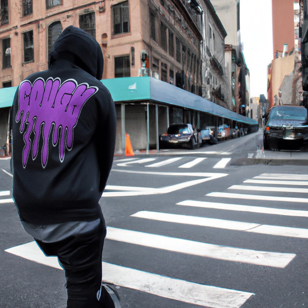 COUGH! Cough Syrup Lean Premium Embroidered Hoodie - Etsy