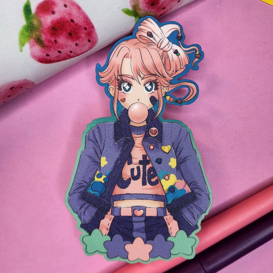 Bubblegum Die Cut Sticker | Laptop, Water Bottle Stickers - Etsy
