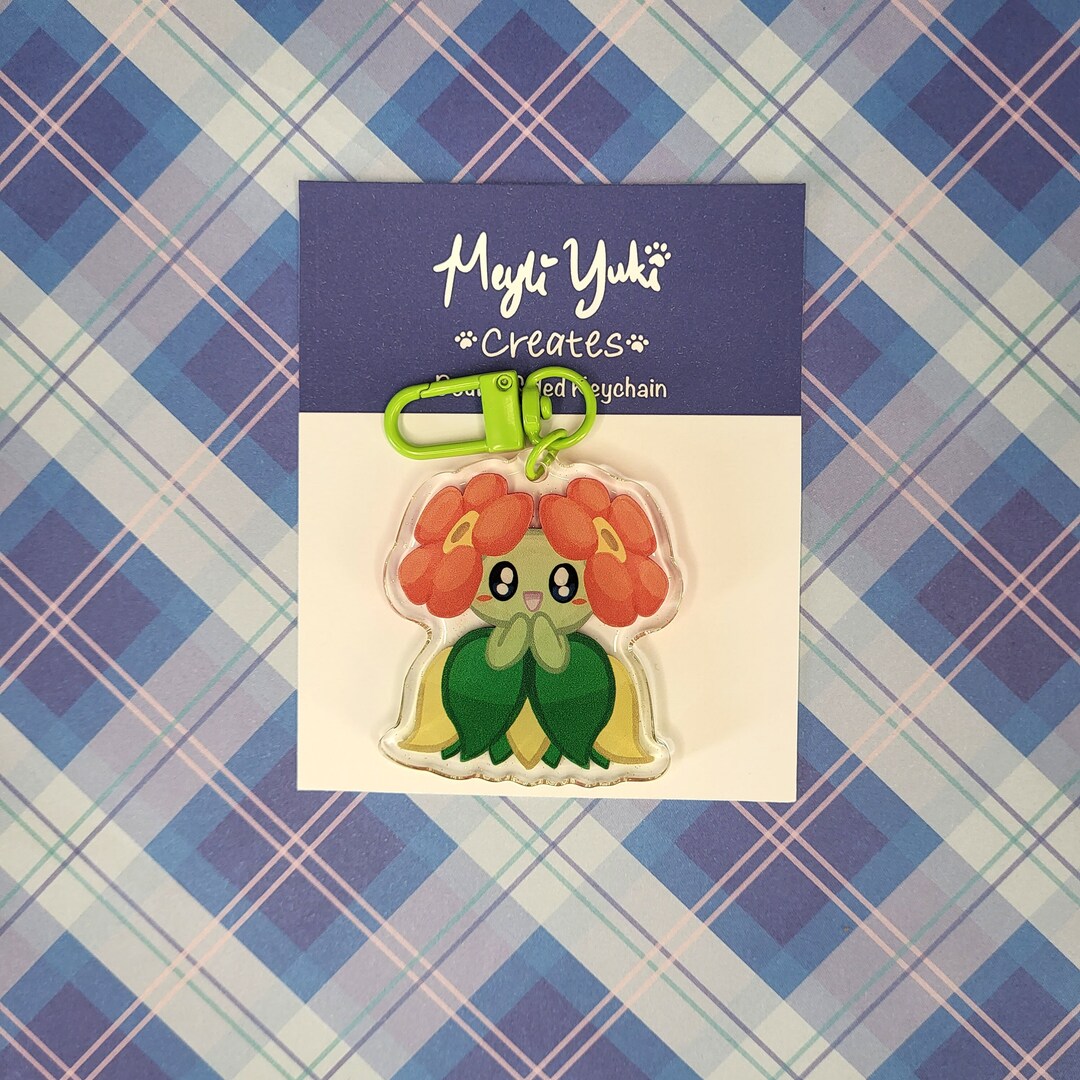 Pokémon Bellossom & Shiny Double Sided Keychains | Backpacks, Keyrings ...