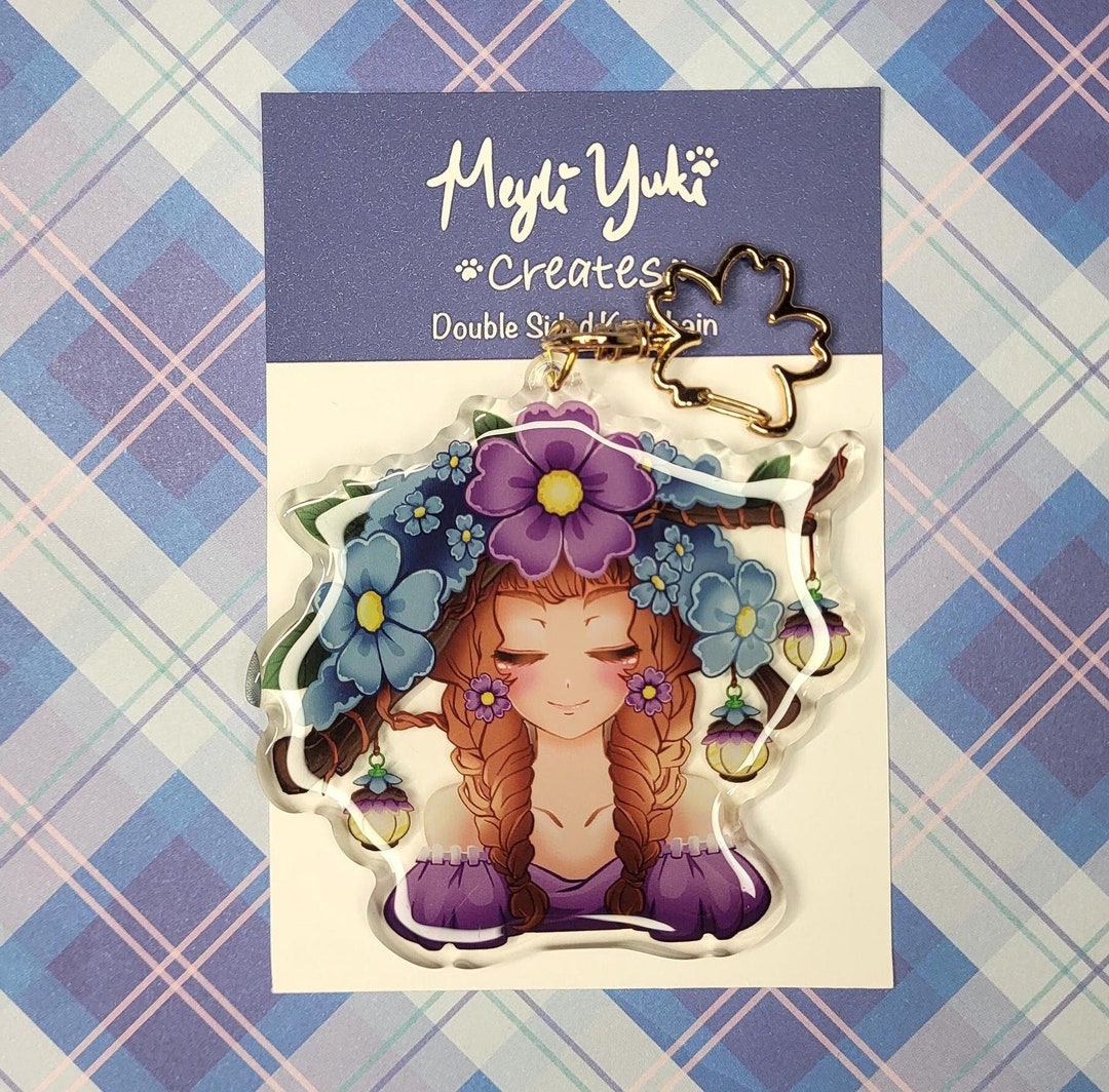 Nature Girl 3" Double Sided Keychain | Backpacks, Keyrings - Etsy