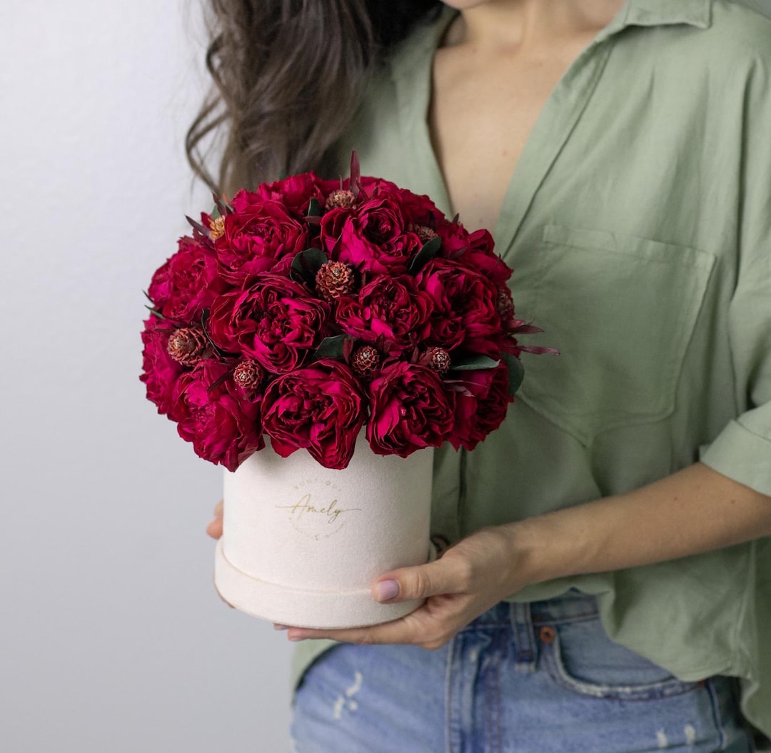 Preserved Roses, Flowers Bouquet, Preserve Rose, Garden Roses, Peony ...