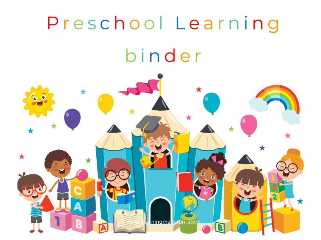 Preschool Learning Binder Mega Bundle - Matching, Sorting, Counting ...