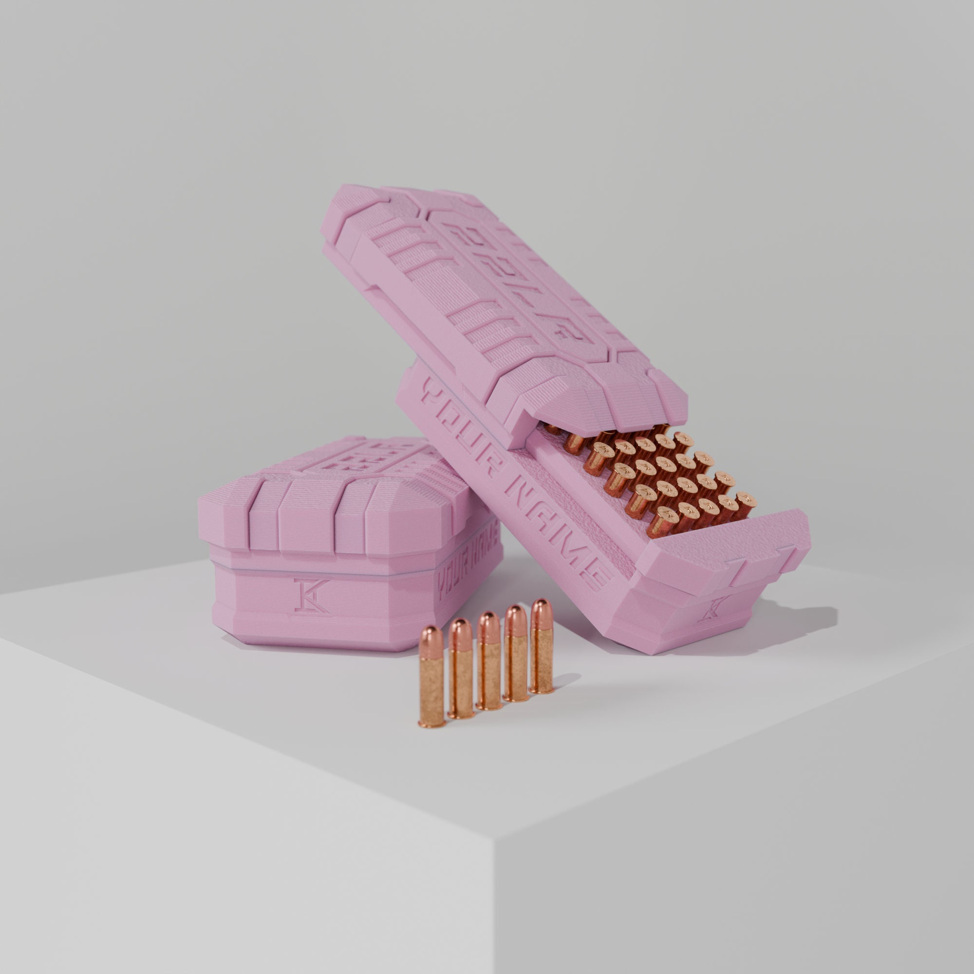 22LR Ammo Box (custom Name) - Etsy