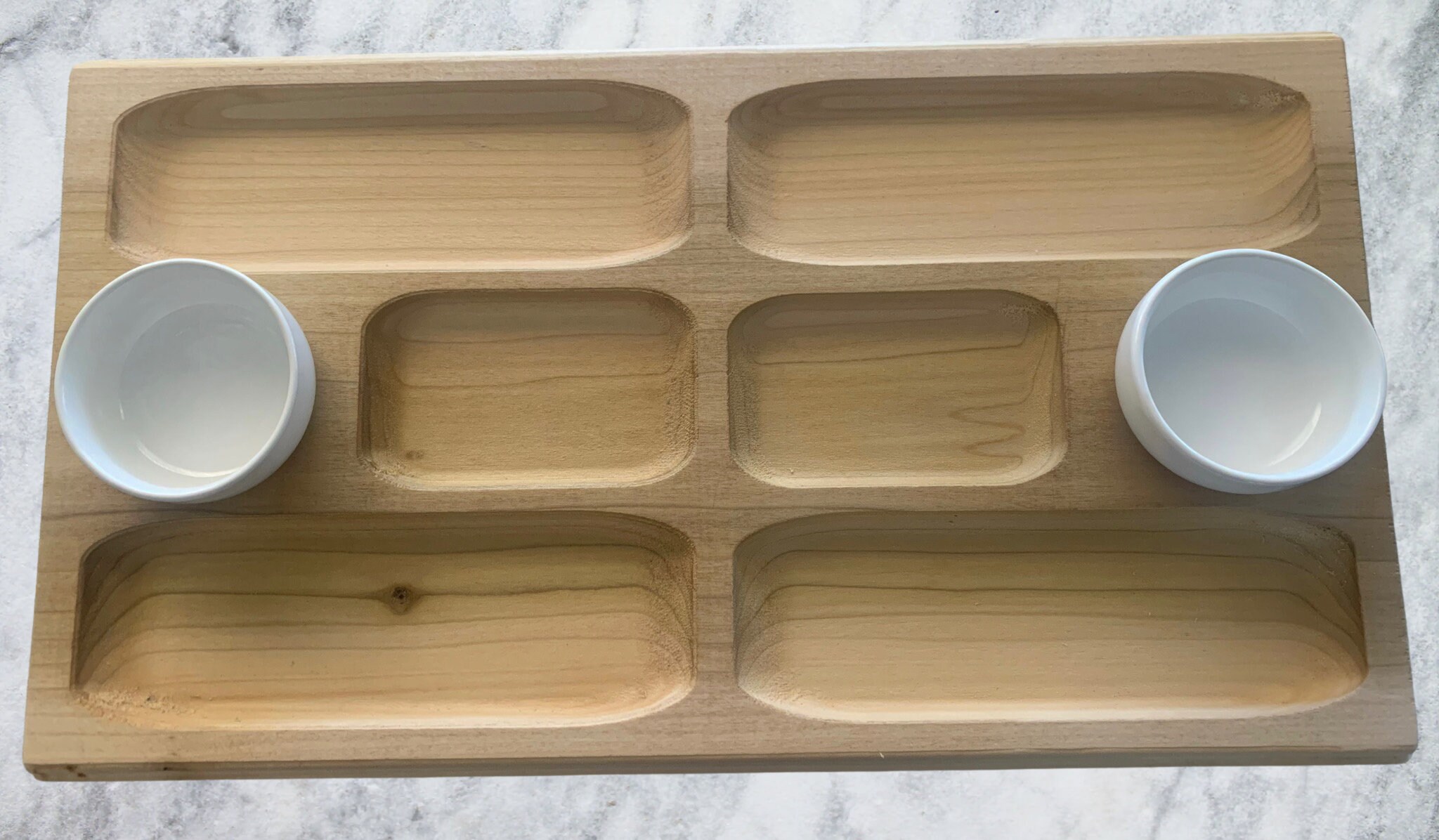 Personalized, Charcuterie Board, 8 Snack Tray With Hidden Handles ...
