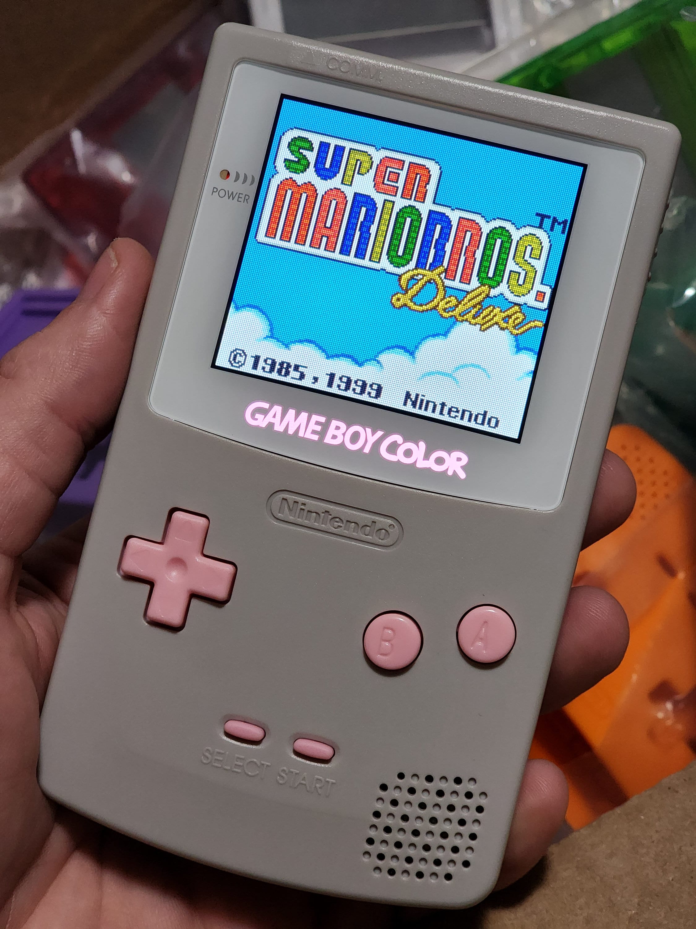 Custom Game Boy Color W/ Backlit Funnyplaying IPS Q5 Display - Etsy