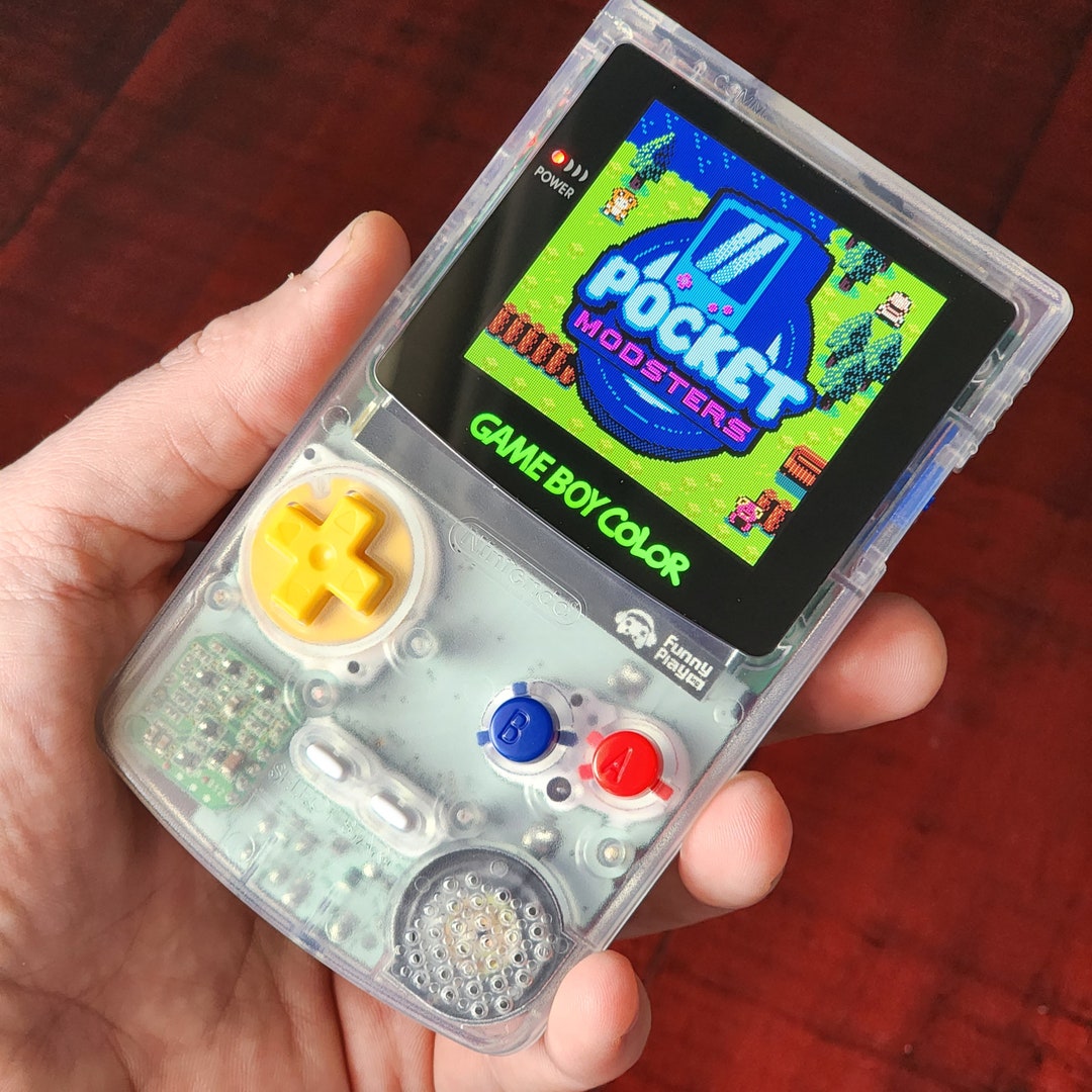 Custom Game Boy Color W/ Backlit Funnyplaying IPS Q5 Display - Etsy