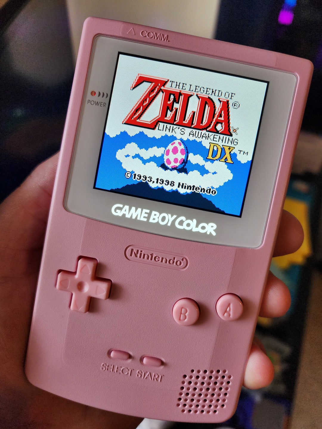 Custom Game Boy Color W/ Backlit Funnyplaying IPS Q5 Display - Etsy