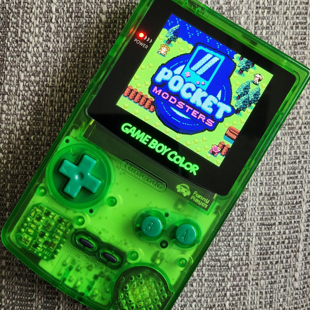 Custom Game Boy Color W/ Backlit Funnyplaying IPS Q5 Display - Etsy