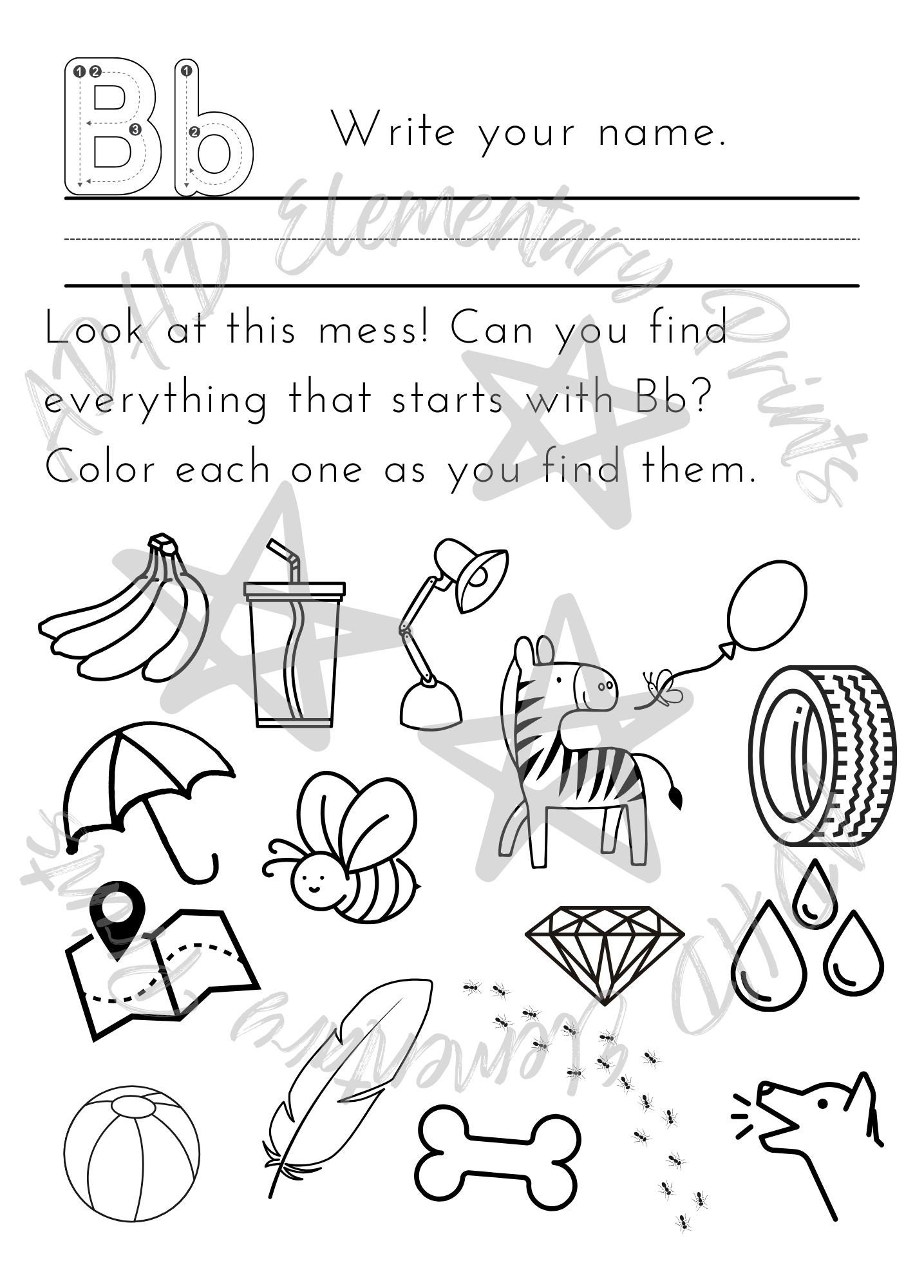 Pre-k & Kindergarten Alphabet Worksheets: Letter Sounds, 190 Activities ...