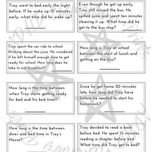 Telling Time 1st & 2nd Grade Math Worksheets Printable Includes Visual ...