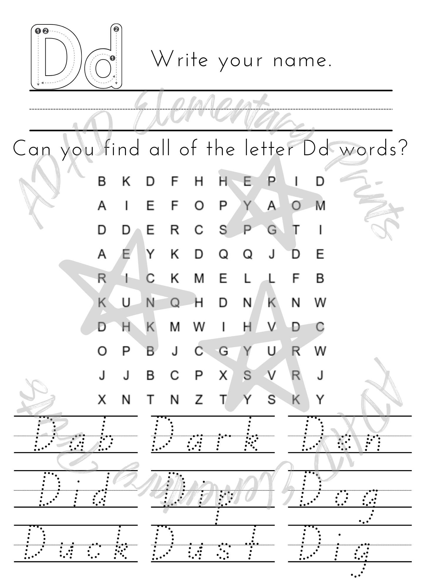 Pre-k & Kindergarten Alphabet Worksheets: Letter Sounds, 190 Activities ...