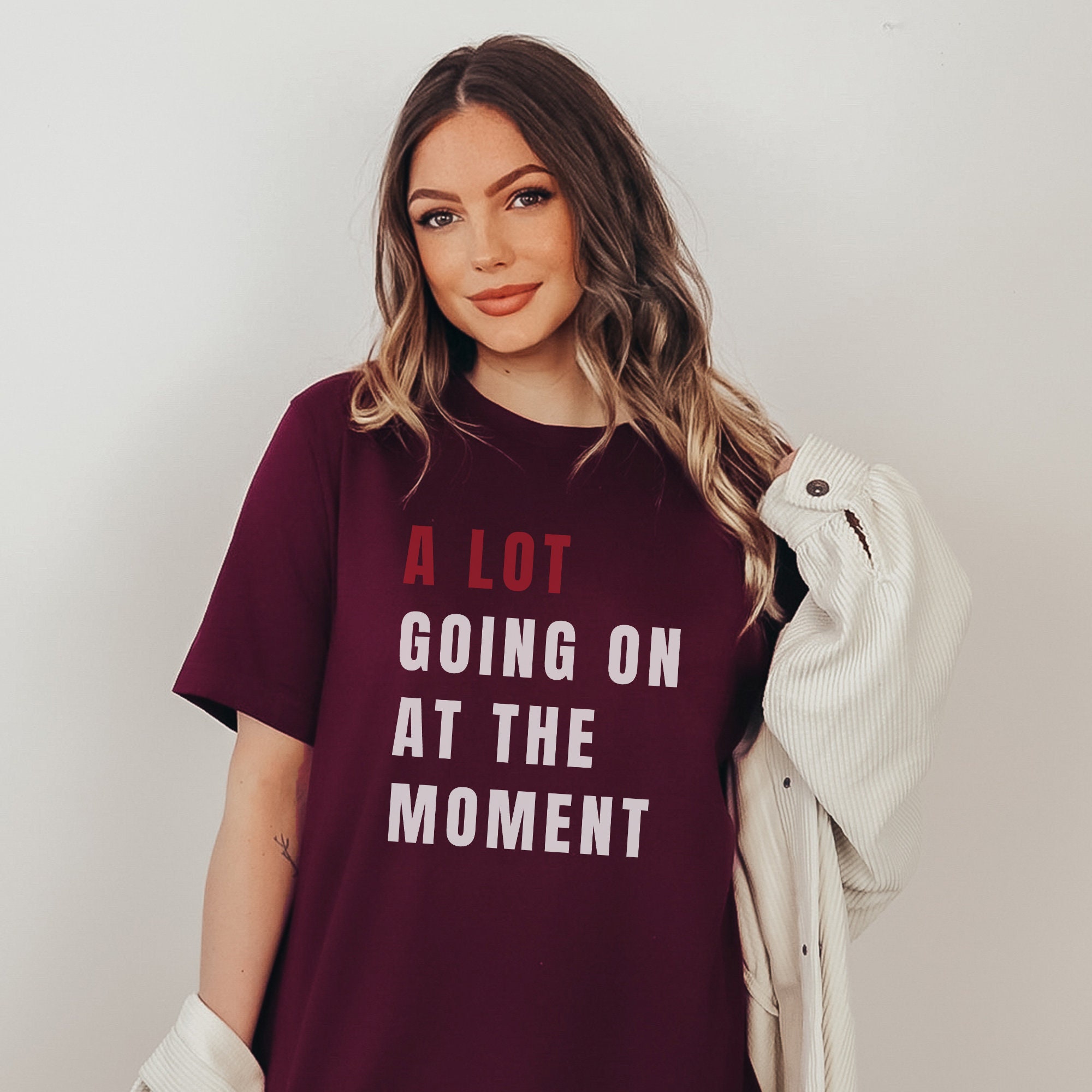 A Lot Going on at the Moment T-shirt, Eras Tee, I'm Feeling 22 Shirt, Taylor Tee, Music Fan Gift ...