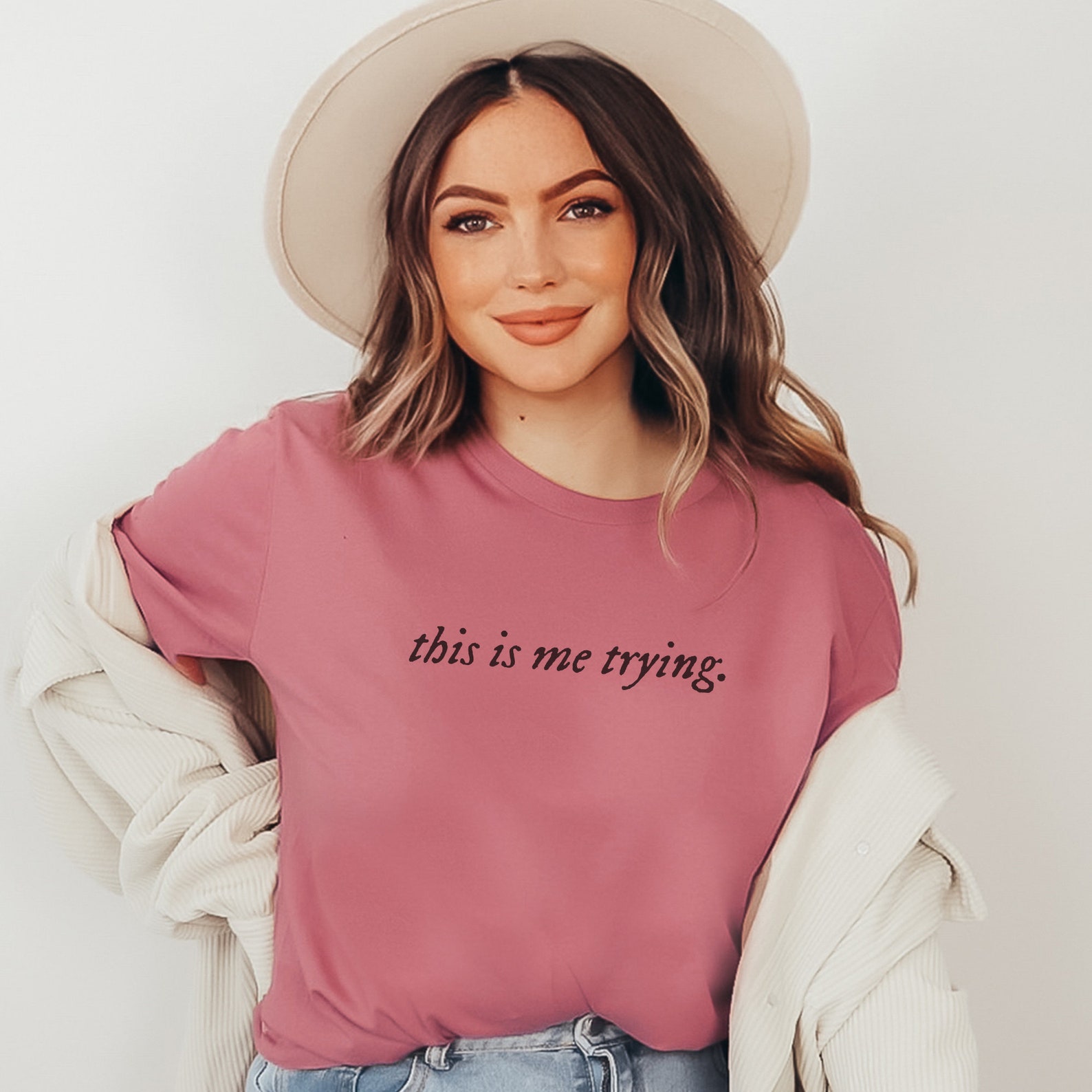 This is Me Trying T-shirt, Taylor Shirt, Folklore Inspired Tee ...