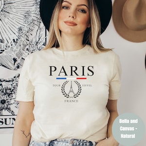 Paris France T-shirt, Travel to France Shirt, Eiffel Tower Tshirt, Tour ...