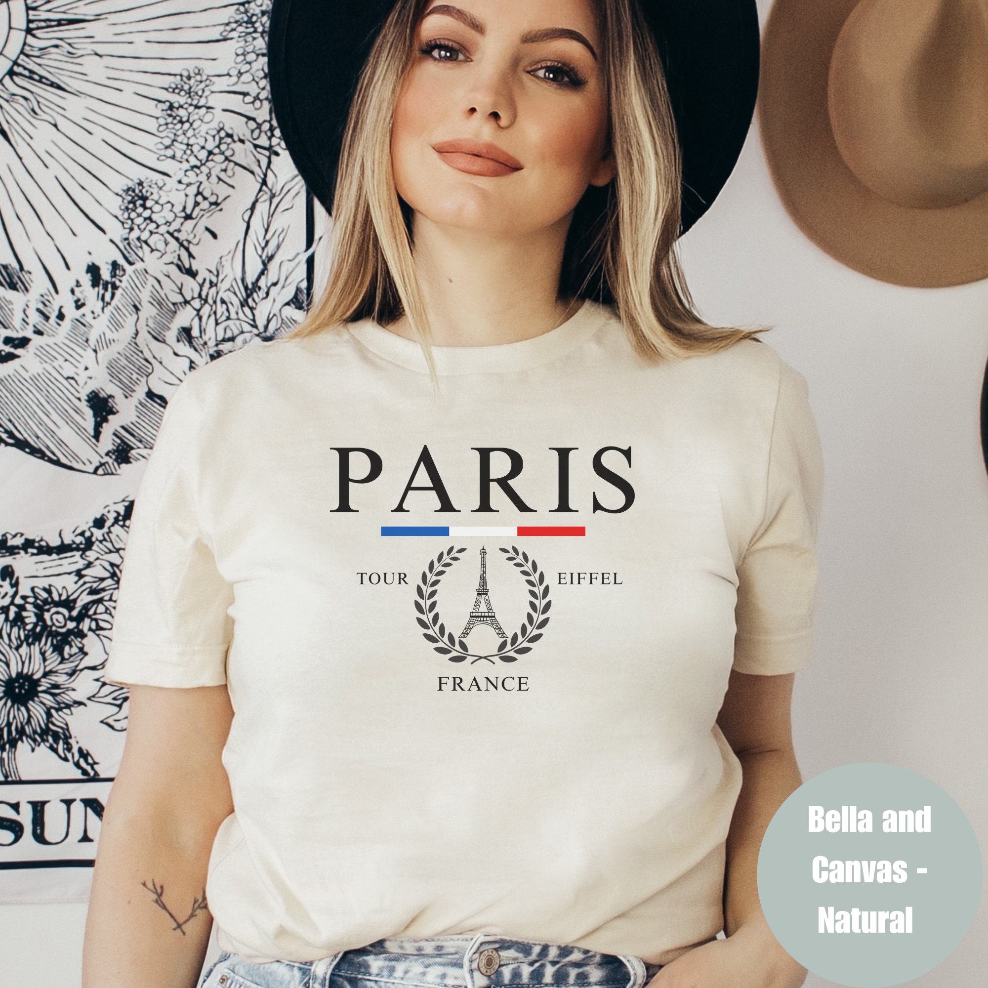 Paris France T-shirt Travel to France Shirt Eiffel Tower - Etsy