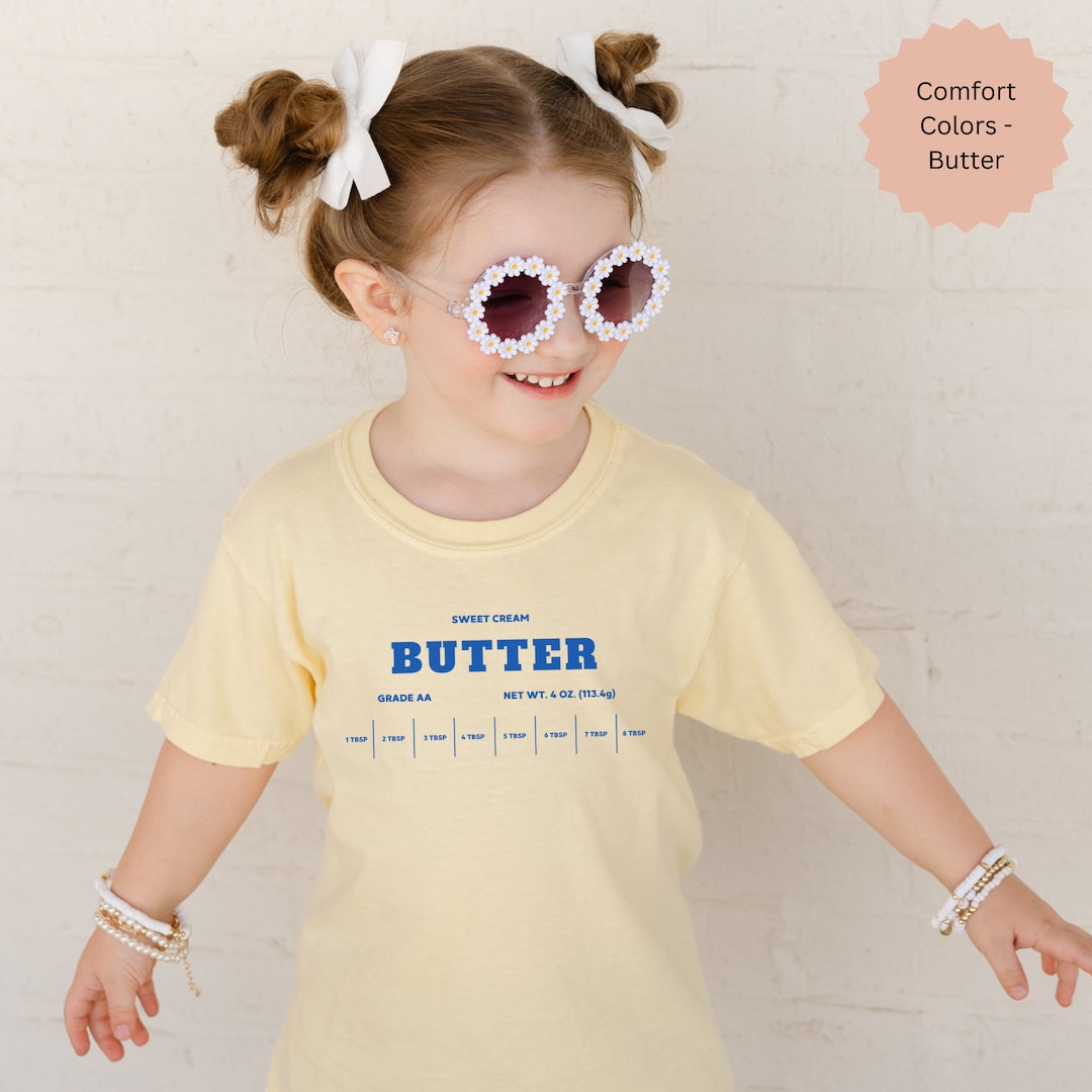 Youth Butter T-shirt, Kids Funny Baking Shirt, Baker Gift, Butter Lover ...
