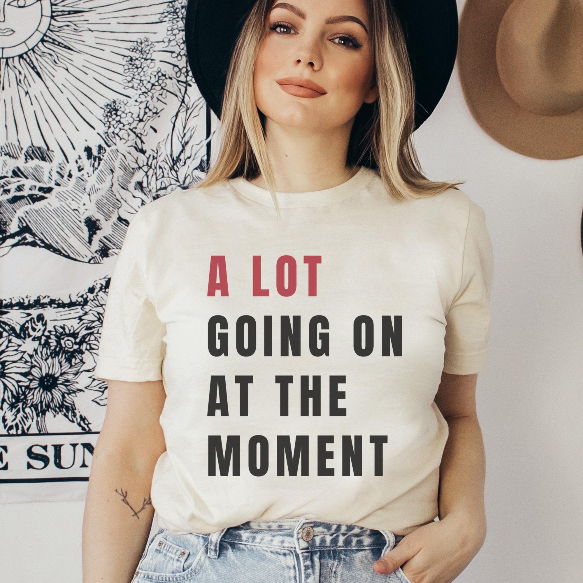 A Lot Going on at the Moment T-shirt, Eras Tee, I'm Feeling 22 Shirt, Taylor Tee, Music Fan Gift ...