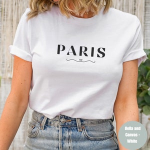 Paris Tshirt, Travel to France Shirt, Eiffel Tower T-shirt, Europe Trip ...