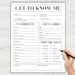 Getting to Know You Printable, All About Me Survey, Favorite Things ...