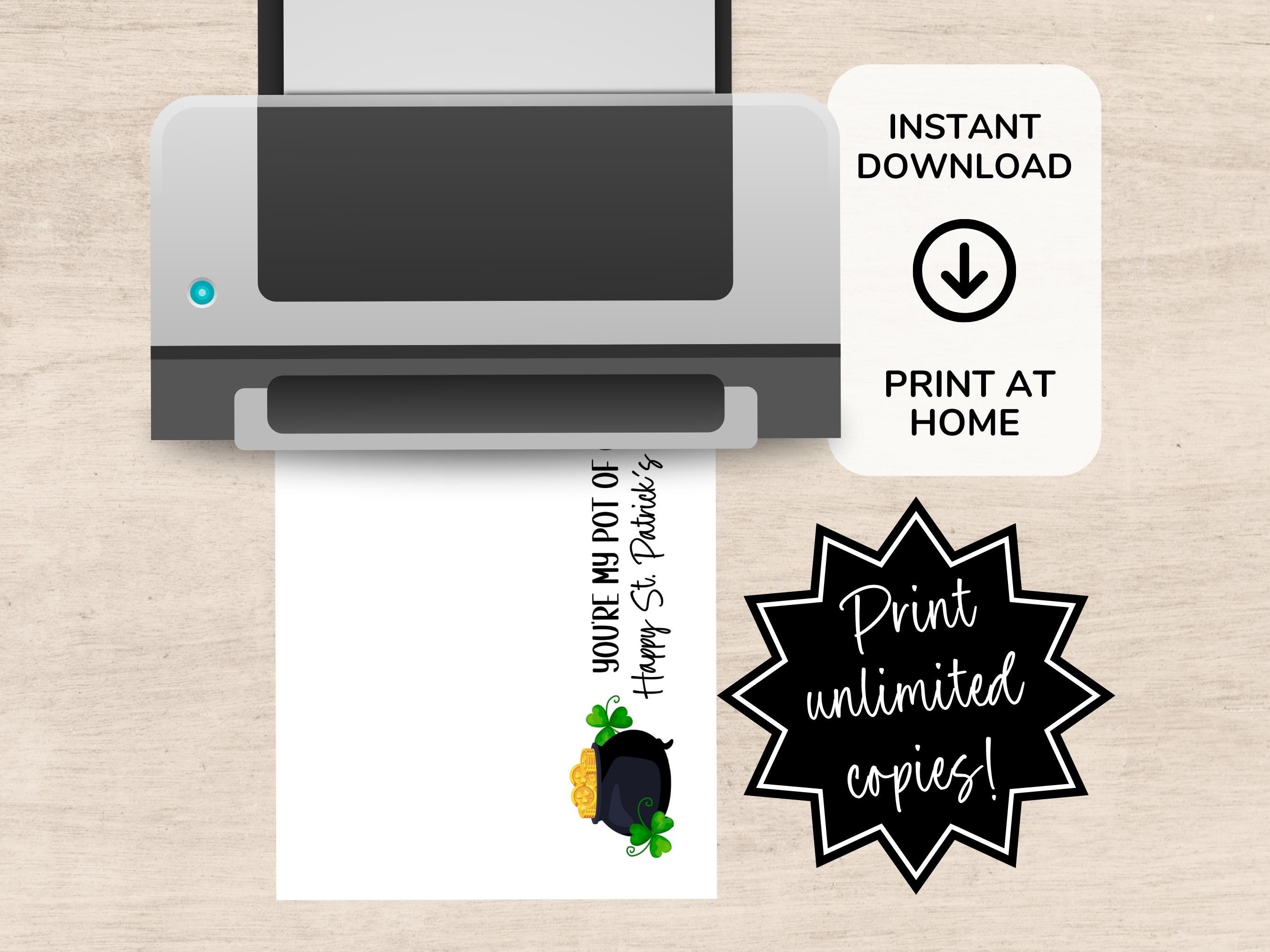 St. Patrick's Day Handprint Craft for Kids, Printable Holiday Activity ...