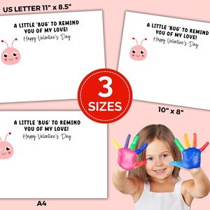 Valentine's Day Handprint Craft, DIY Handprint Activity, Valentine ...