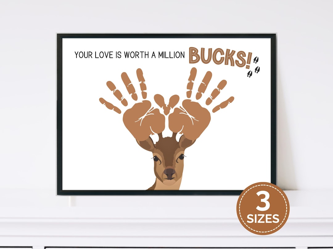 Father's Day Handprint Craft, Printable Father's Day Activity, DIY Gift ...