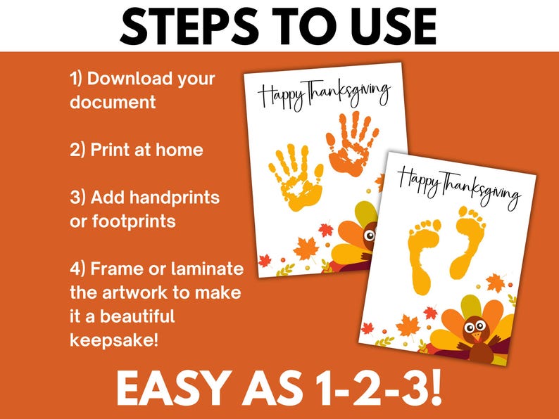 Thanksgiving Handprint Art Craft for Kids, Thanksgiving Craft ...