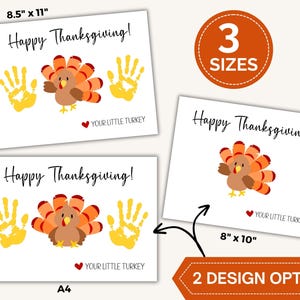 Thanksgiving Handprint Art Craft, Kids Handprint Craft, Preschool Craft ...