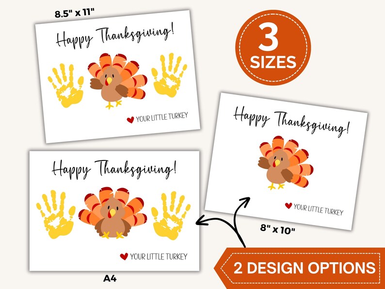Thanksgiving Handprint Art Craft, Kids Handprint Craft, Preschool Craft ...