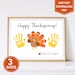 Thanksgiving Handprint Art Craft, Kids Handprint Craft, Preschool Craft ...