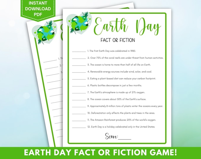 Earth Day Mad Libs | Printable Earth Day Games for Kids and Adults ...