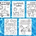 Summer Coloring Pages, Fun Printable Activity, Instant Download ...